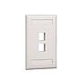 Placa de Pared Vertical, Salida Para 2 Puertos Keystone, Con Espacios ...
